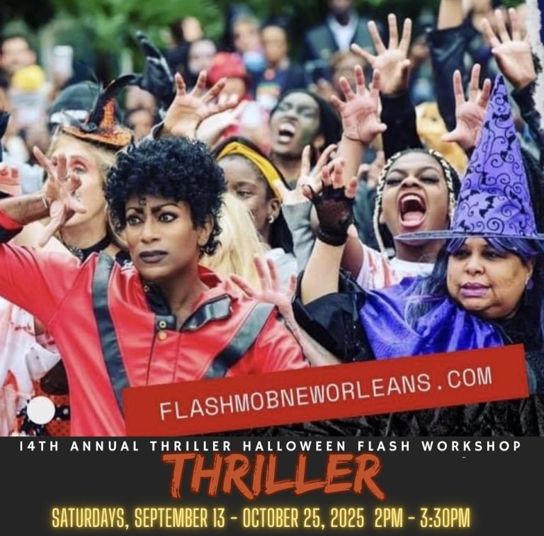 Flash Mob New Orleans is back with the 14th Annual Thriller Flashmob ...
